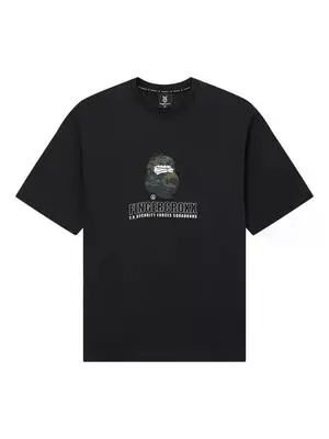 FINGERCROXX Camouflage-print T-shirt - Black