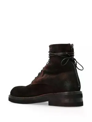 Marsèll Suede Lace-up Ankle Boots