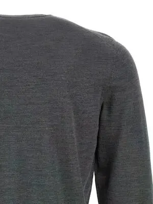 FILIPPO DE LAURENTIIS Merino Wool Crew Neck Sweater - Grey