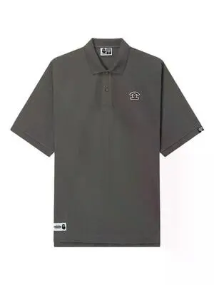 FINGERCROXX Logo-appliqué Polo Shirt - Grey