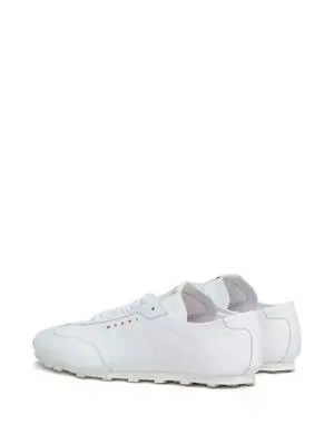 Marni Nappa Leather Softy Soccer Sneakers - White