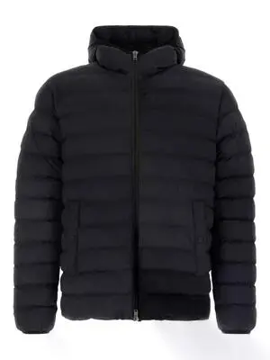 Herno Padded Hooded Jacket - Black