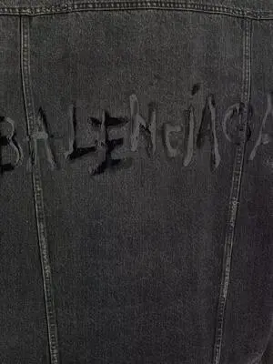 Balenciaga Distressed Denim Jacket