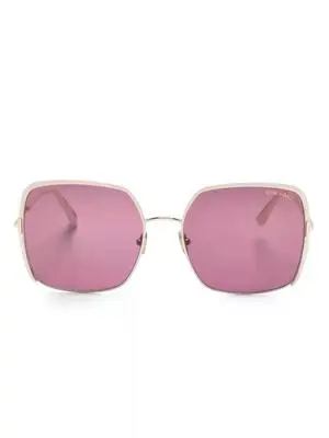 TOM FORD Square-frame Tinted Sunglasses - Neutrals