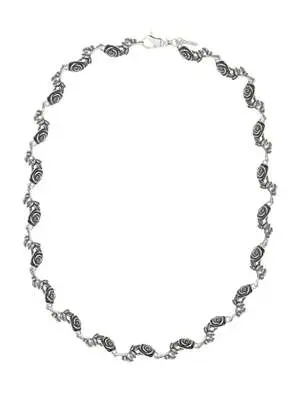 Emanuele Bicocchi Multi-roses Sterling Necklace - Silver