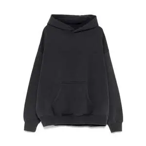 PURPLE BRAND Purple Brand Logo Cotton Hoodie - Black