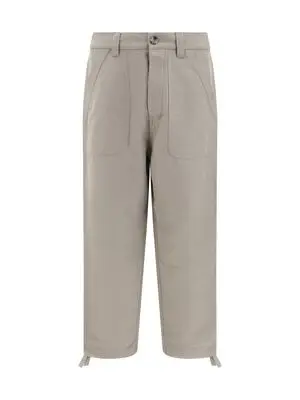 Brunello Cucinelli Linen Pants - Brown