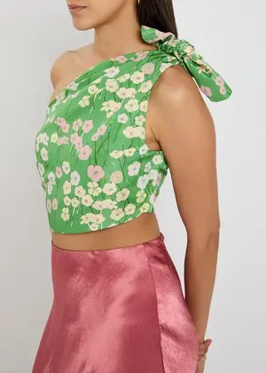 Bernadette Carlotta Floral-print Shell Top - Multi Print