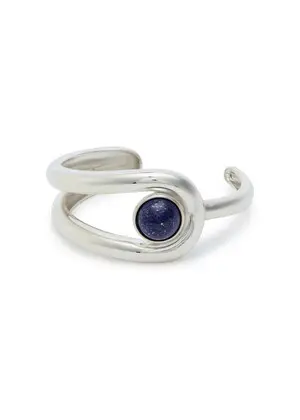 Agmes Becky Sculpted Sterling Cuff - Silver