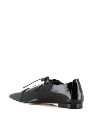 MALONE SOULIERS Patent Leather Lace-up Shoes