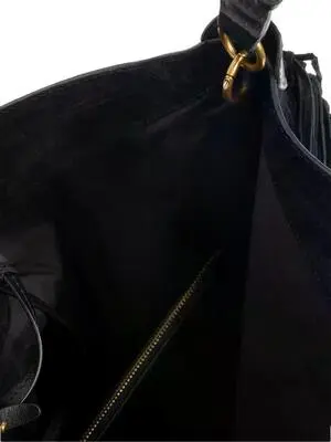 Isabel Marant Étoile Fringed Shoulder Bag - Black