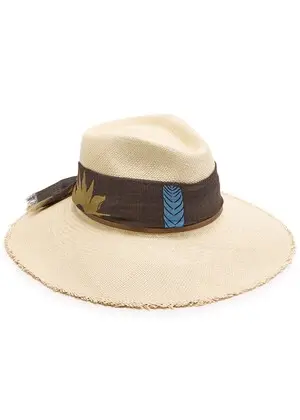 SENSI STUDIO Straw Sun Hat - Natural