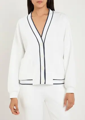 Varley Decker Off Court Stretch-jersey Cardigan
