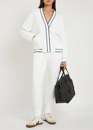 Varley Decker Off Court Stretch-jersey Cardigan