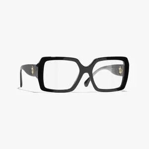 Chanel Square Eyeglasses Black