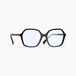 Chanel Square Eyeglasses - Black