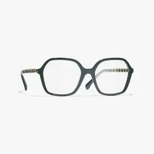 Chanel Square Eyeglasses - Dark Green