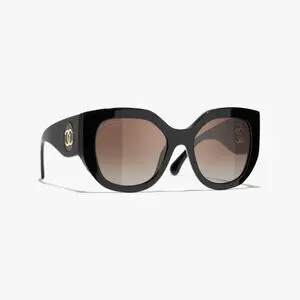 Chanel Butterfly Sunglasses - Black