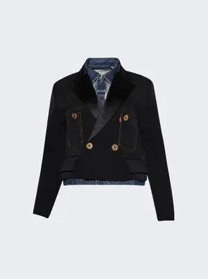 Sacai X Levi's Denim Matelassé Twill Jacket