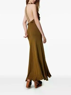 TWINSET Knitted Maxi Dress - Brown
