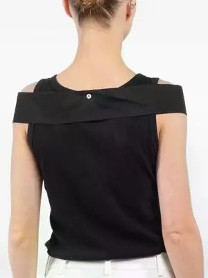 MAISON JEJIA Bow-detail Sleeveless Top