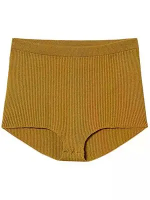 TWINSET Knitted Mini Shorts - Green