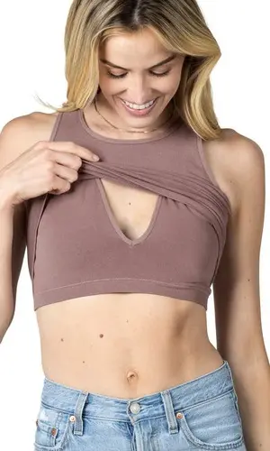 KINDRED BRAVELY Sublime Maternity & Nursing Longline Bra Top - Twilight