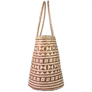 THE ARTISAN & COMPANY Palm Leaf Shopper Market Tote