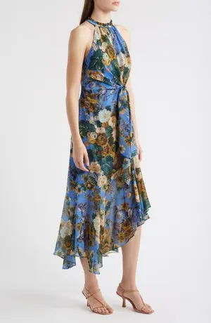 Kobi Halperin Emery Tie Waist High-low Dress