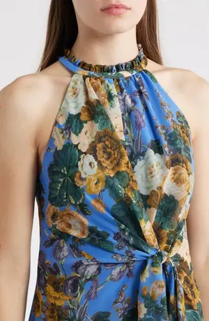 Kobi Halperin Emery Tie Waist High-low Dress