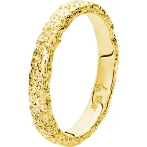LUCY QUARTERMAINE Hula Slim Ring - Gold Vermeil