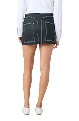 TT STUDIOS Danielle Low-rise Mini Skirt - Black