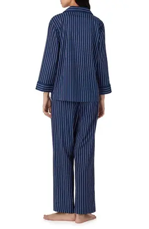 Ralph Lauren Monogram Pajamas - Dark Blue Stripe