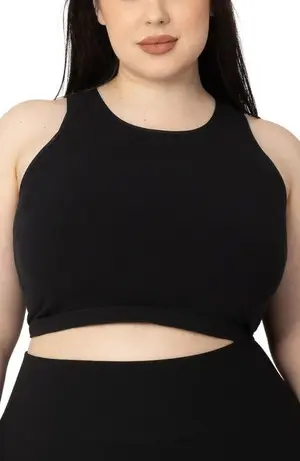 KINDRED BRAVELY Sublime Maternity & Nursing Longline Bra Top - Black