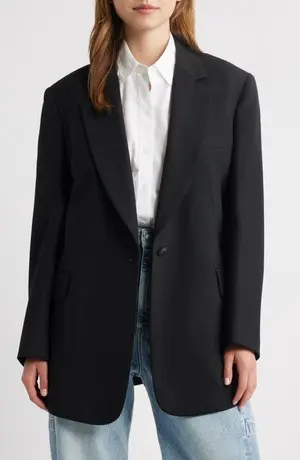 Rag & Bone Classic Fit Longline Blazer
