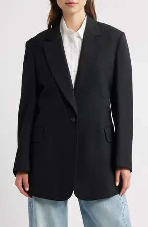 Rag & Bone Classic Fit Longline Blazer