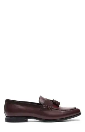 CARLOS BY CARLOS SANTANA Laurent Tassel Loafer - Brown Leather