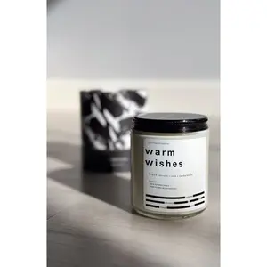 POSTMODERNFORM Warm Wishes / Black Currant + Rose + Sandalwood Candle - No Color