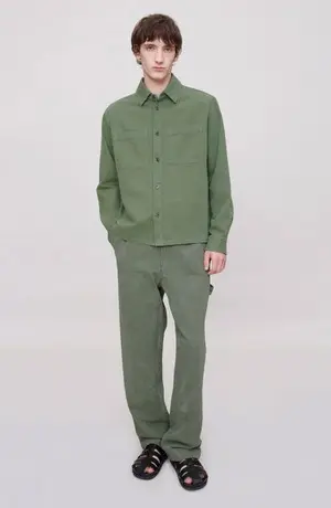 A.p.c. Leon Organic Cotton Jacket - Green