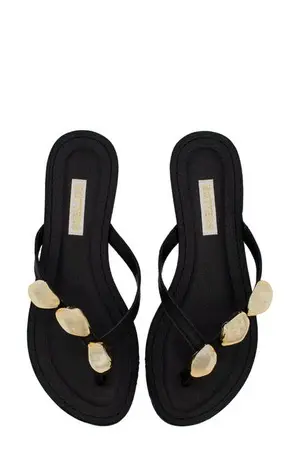 BUTTERO® Studded Slide Sandals - Preto