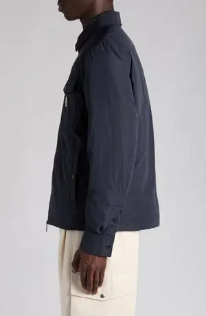 Moncler Vigeon Padded Down Shirt Jacket