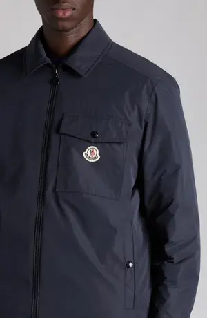 Moncler Vigeon Padded Down Shirt Jacket