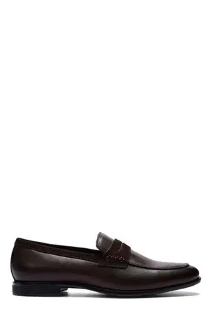 CARLOS BY CARLOS SANTANA Leon Penny Loafer - Brown Leather