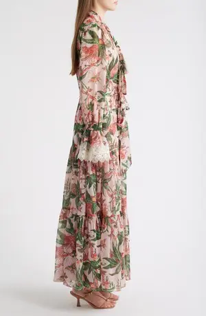 Kobi Halperin Payne Long Sleeve Maxi Dress