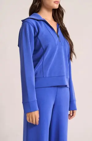 Matty M. Farrah Half Zip - Cobalt