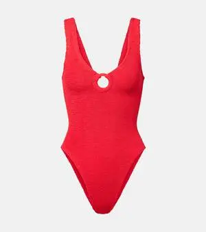 Hunza G Celine One Piece Swimsuit - Red
