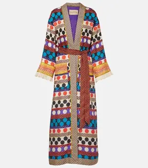 Valentino Garavani Polka-dot Silk Beach Cover-up - Multicoloured