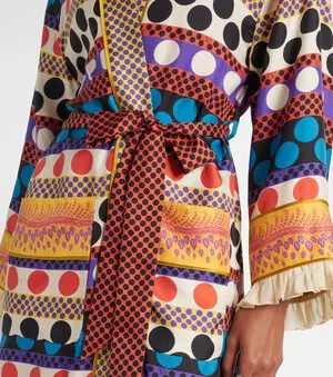 Valentino Garavani Polka-dot Silk Beach Cover-up