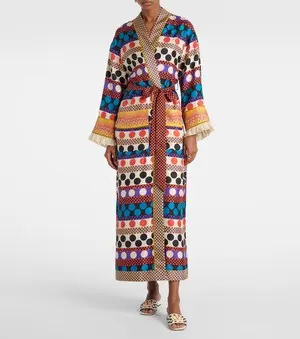 Valentino Garavani Polka-dot Silk Beach Cover-up