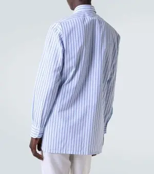 Charvet Striped Cotton Poplin Shirt
